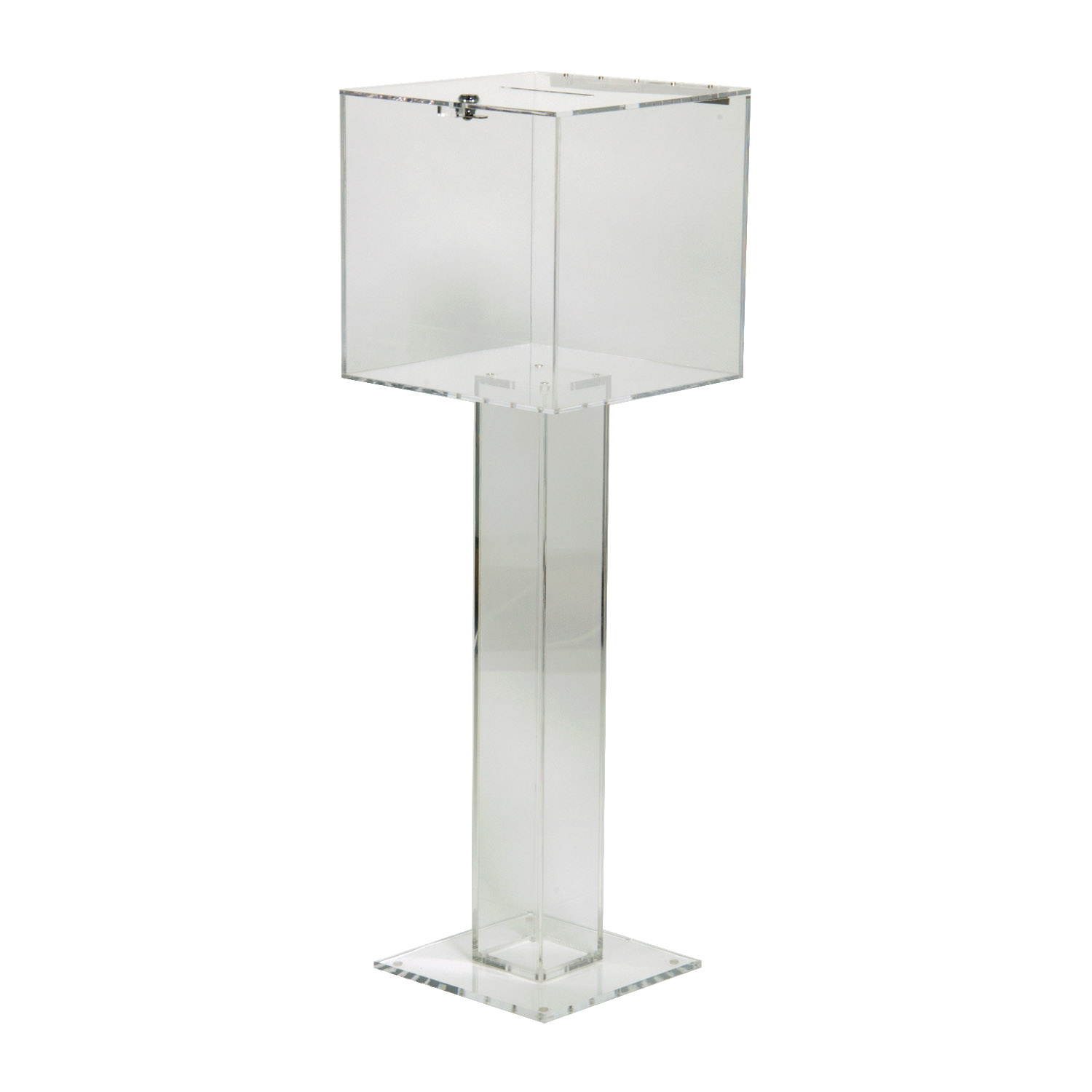 Floor Standing Pedestal Ballot Box - Buy Acrylic Displays | Shop ...