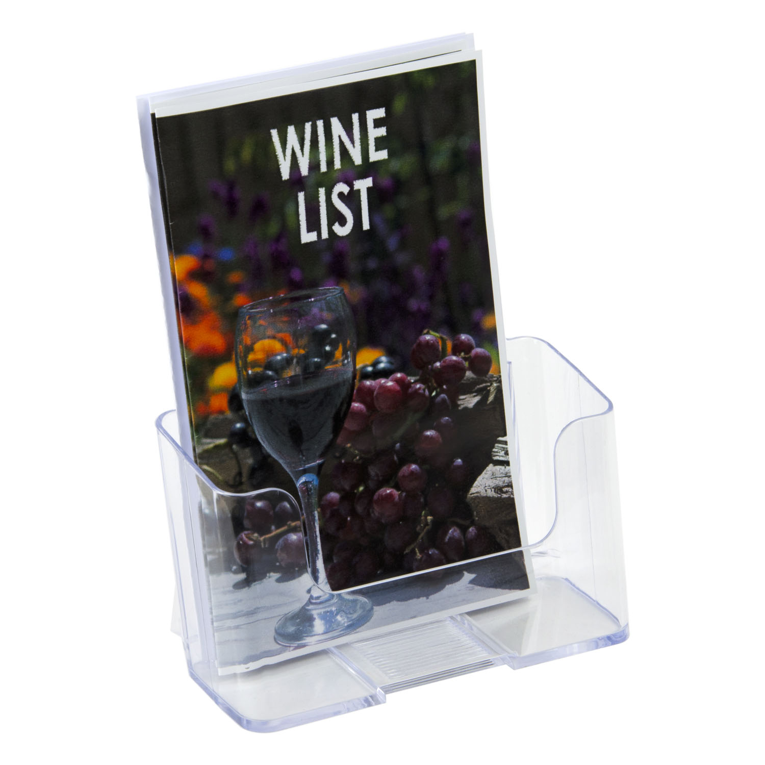 Plastic Countertop or Wall Mount Bi Fold Pamphlet Holder | shopPOPdisplays
