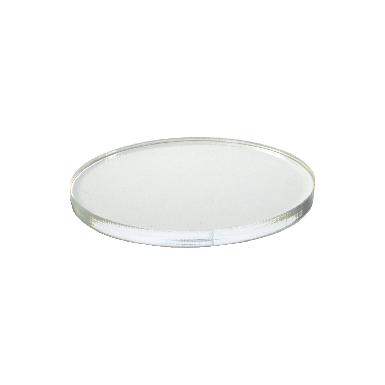 5" D x .375" Thick Round Acrylic Display Block | shopPOPdisplays