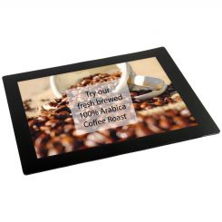 Retail Counter Mats w/ Sign Display