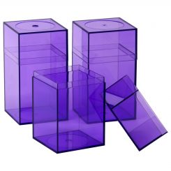 Acrylic Display Boxes With Covered and Pull Off Lids