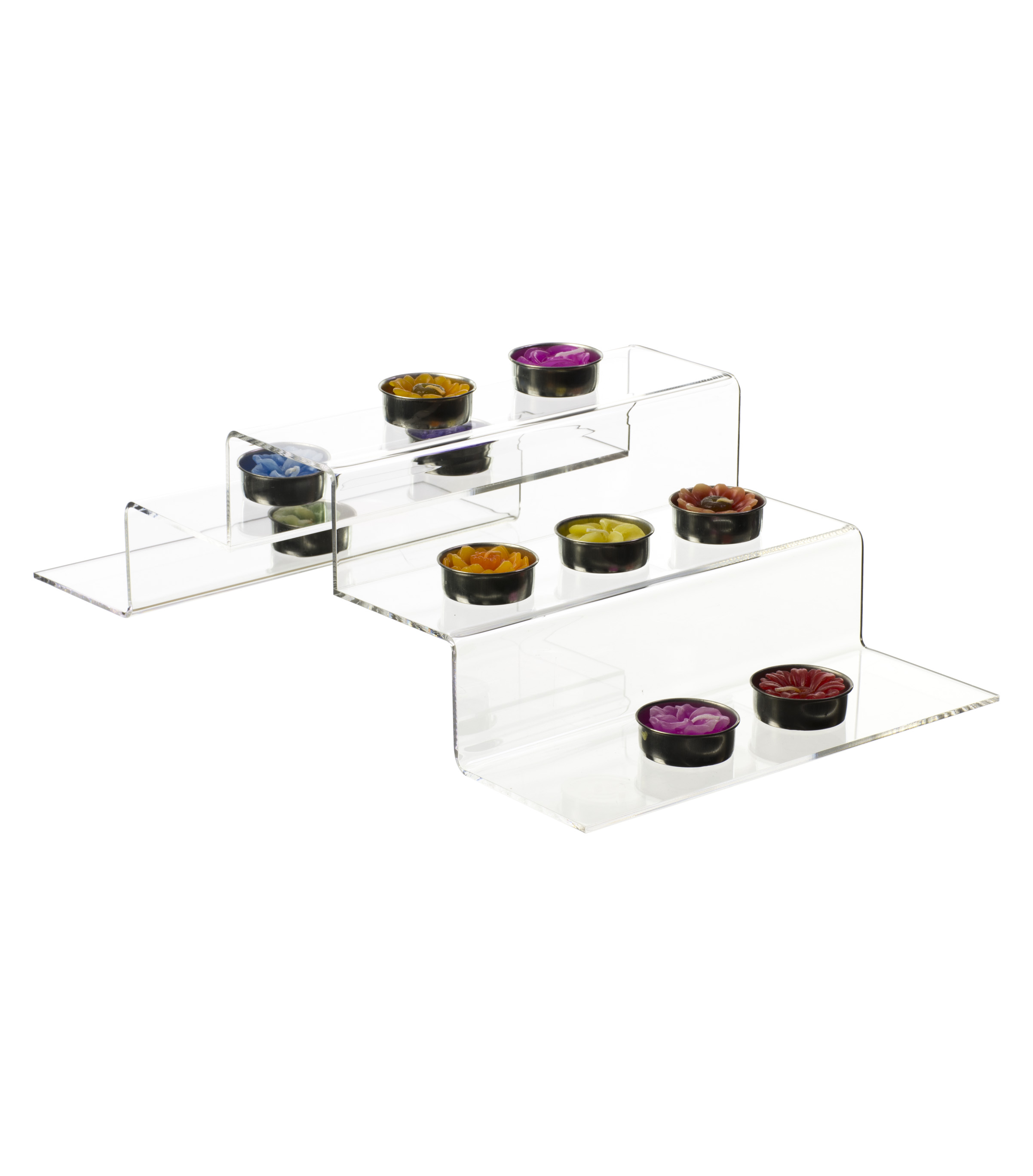 Clear Pyramid Stair Step Riser - Buy Acrylic Displays | Shop Acrylic ...