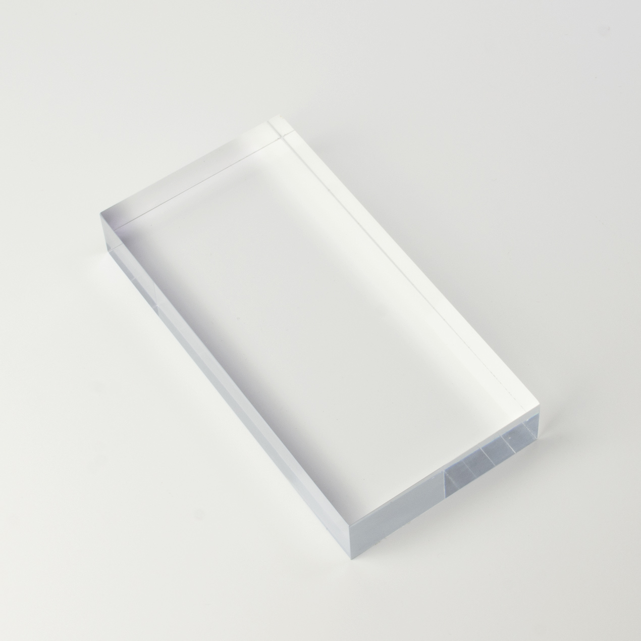 Solid Clear Acrylic Block - 3" x 6" x 1" Thick - Buy Acrylic Displays ...