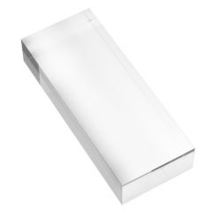 Solid Clear Acrylic Block - 4" x 4" x 1.5" Thick - Plastic Display ...