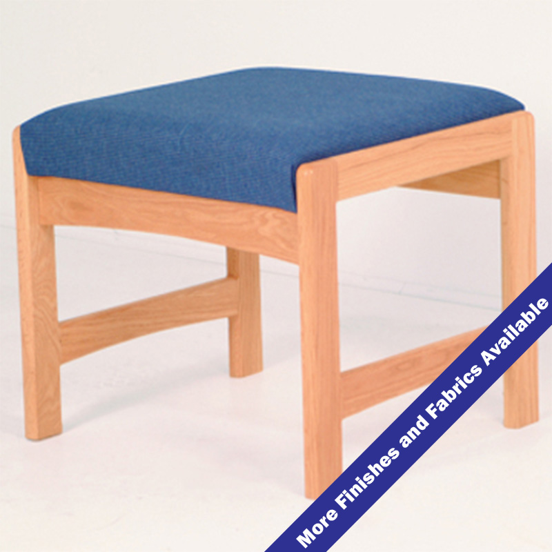 Light Oak Single Seat Bench | shopPOPdisplays
