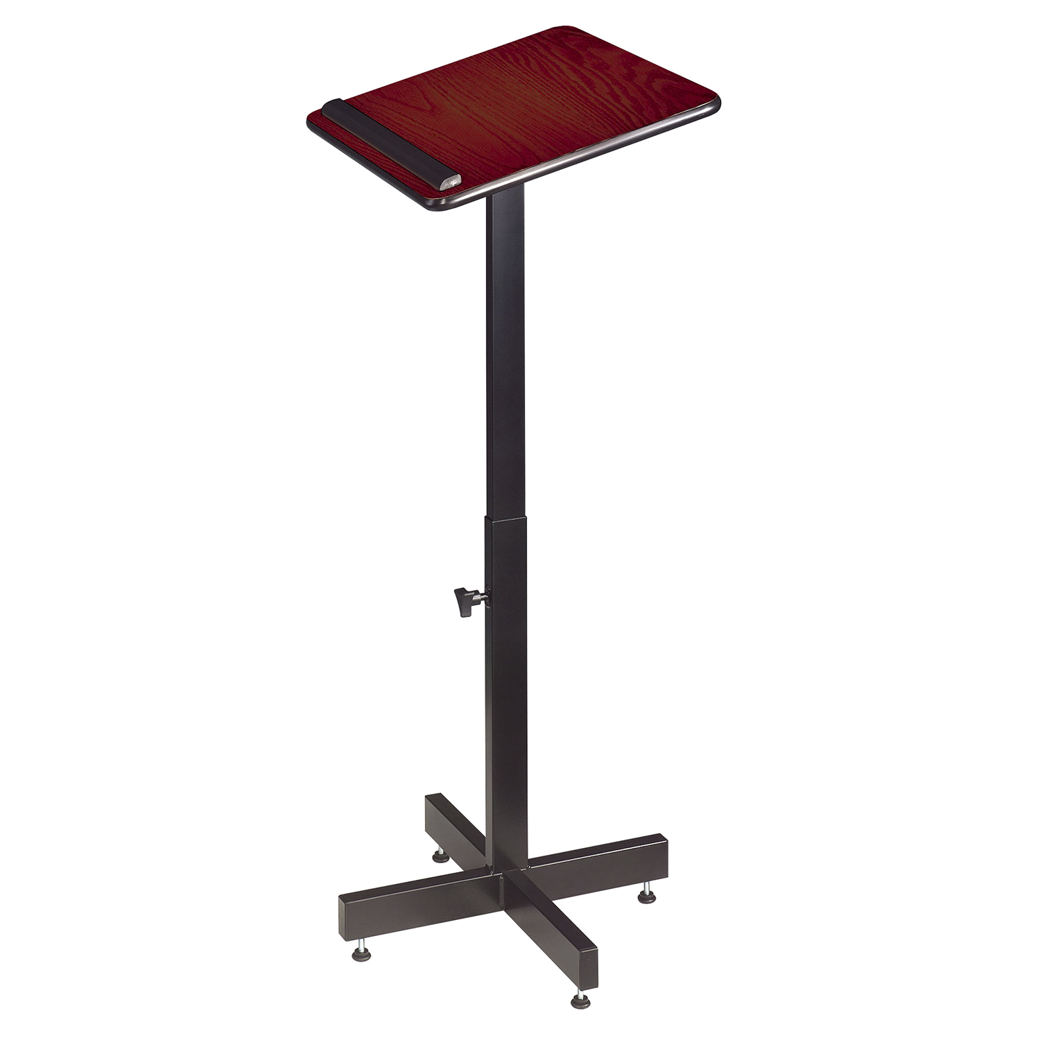Mahogany Height Adjustable Lectern | shopPOPdisplays