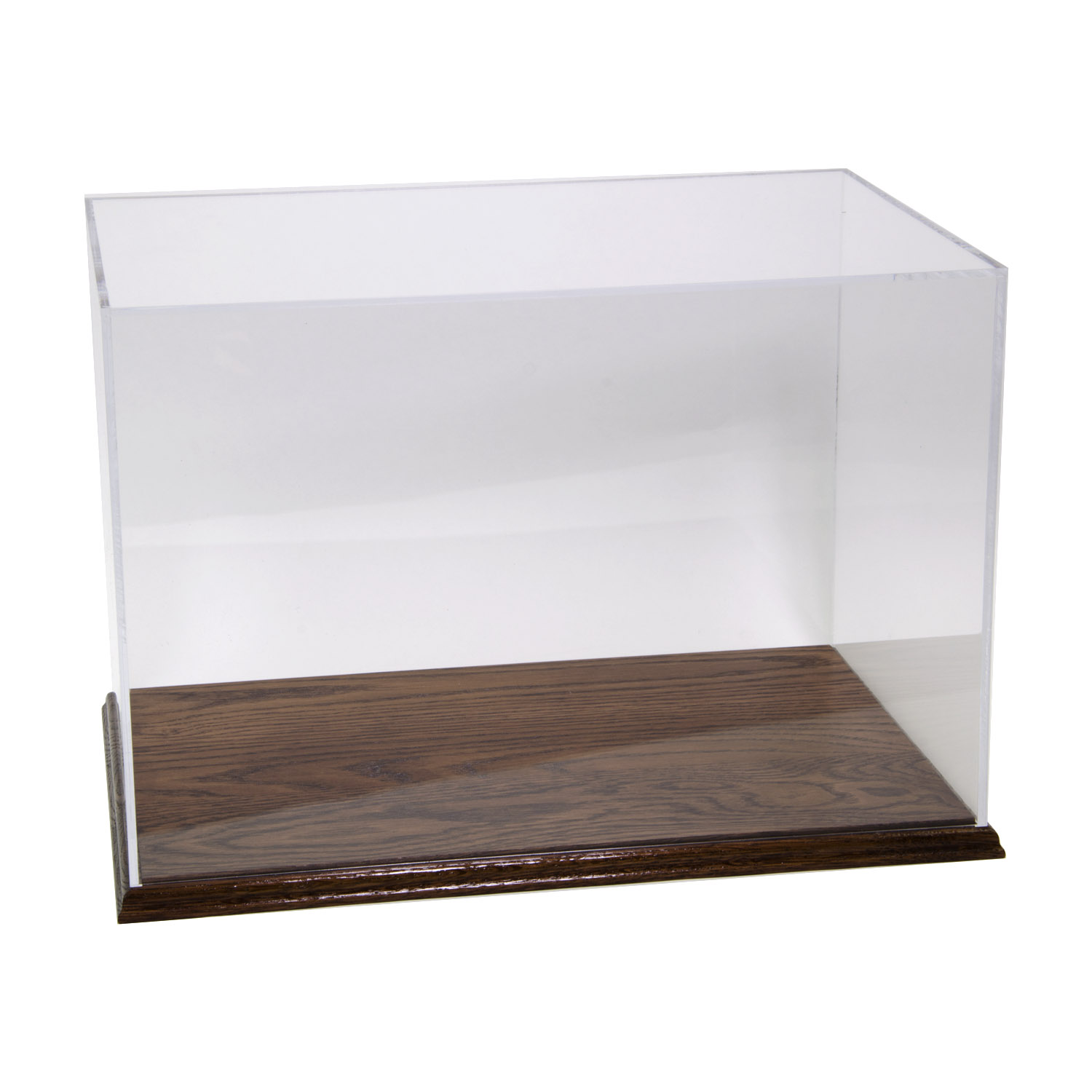 Acrylic Display Box 12"H x 12"W x 18"L with Solid Hardwood Base - Buy ...