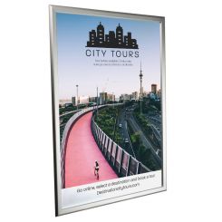 16 x 20 Snap Frame - Silver - Poster Display - shopPOPdisplays