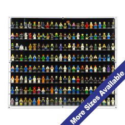 Wall Mounted Display Case for LEGO Minifigures - 12 Minifigs Wide ...