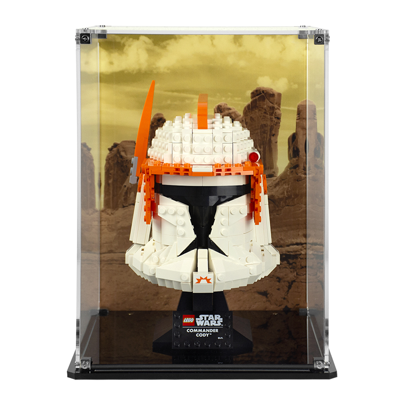 Display Case for LEGO® Star Wars™ Clone Commander Cody™ Helmet 75350 ...