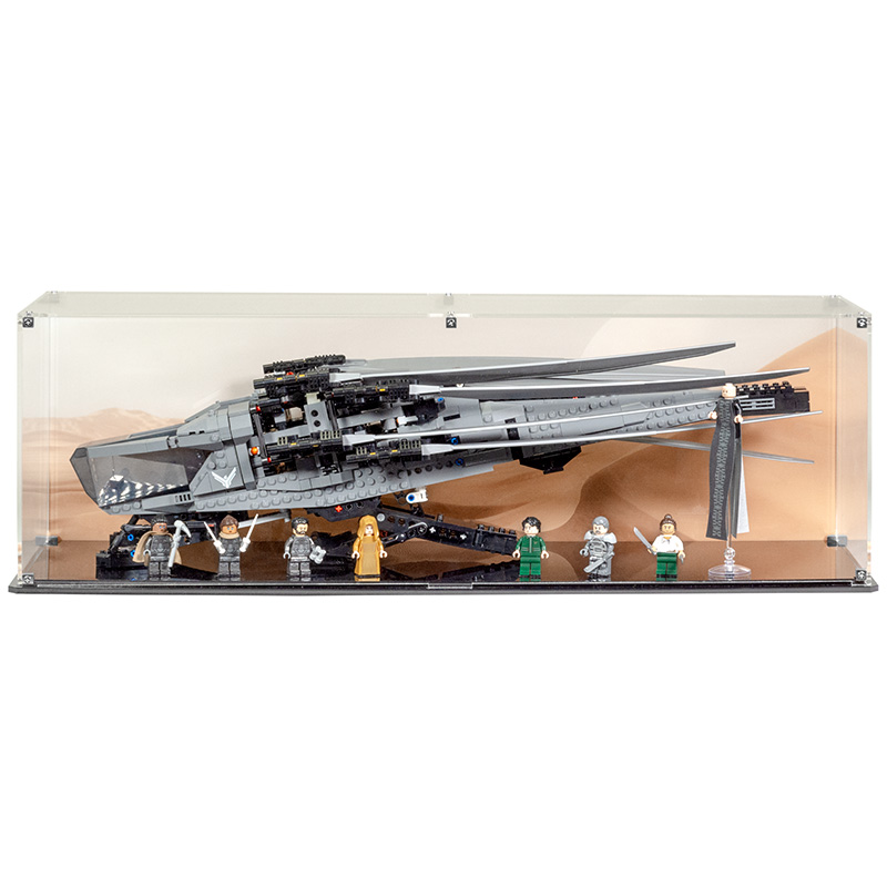 Horizontal Display Case for LEGO Dune Atreides Royal Ornithopter 10327 | shopPOPdisplays