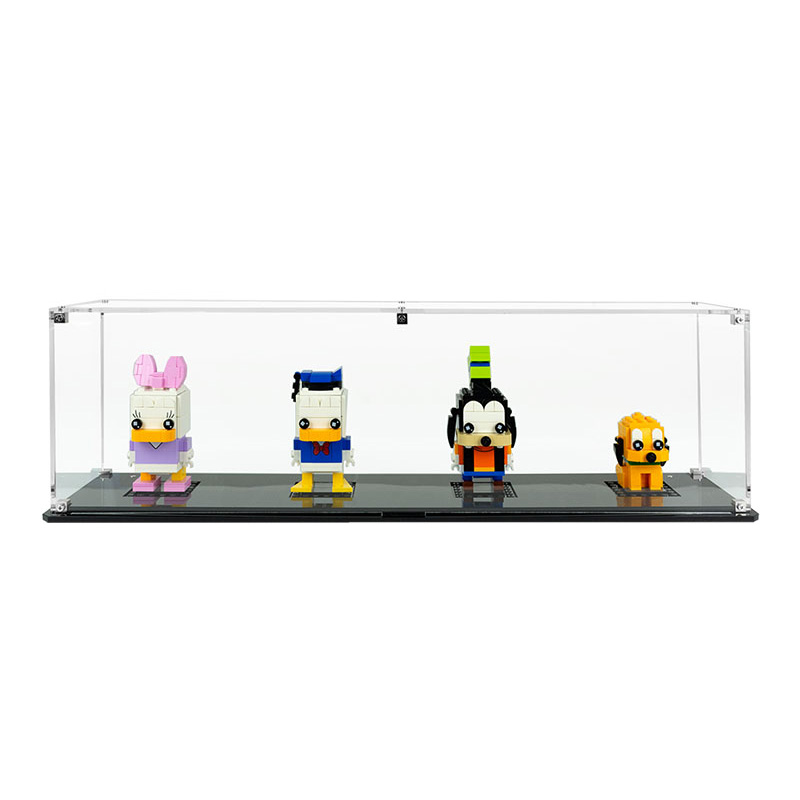 Display Case for four LEGO® BrickHeadz | shopPOPdisplays
