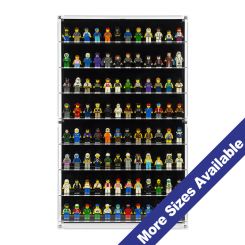Wall Mounted Display Case for LEGO Minifigures, 24 Wide | shopPOPdisplays