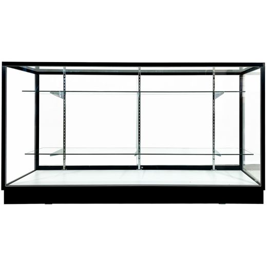 Retail Display Case Full Vision Showcase With 2 Glass Shelves Counter X
