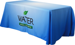 Custom Printed Tablecloths & Trade Show Table Covers | ShopPOP Displays