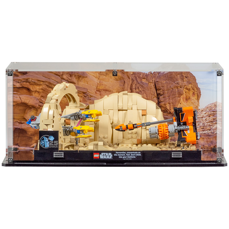 Display Case for LEGO Star Wars Mos Espa Podrace™ Diorama 75380 ...