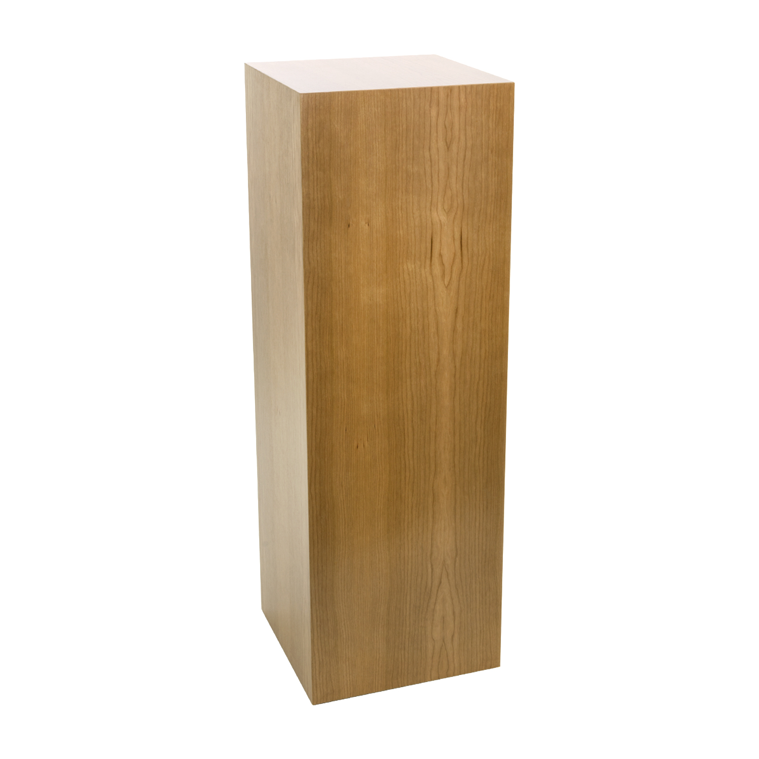 Cherry Wood Pedestal - Display Stand - shopPOPdisplays
