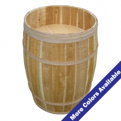 Wooden Display Barrels | Retail Displays | shopPOPdisplays