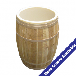 Wooden Display Barrels | Retail Displays | shopPOPdisplays