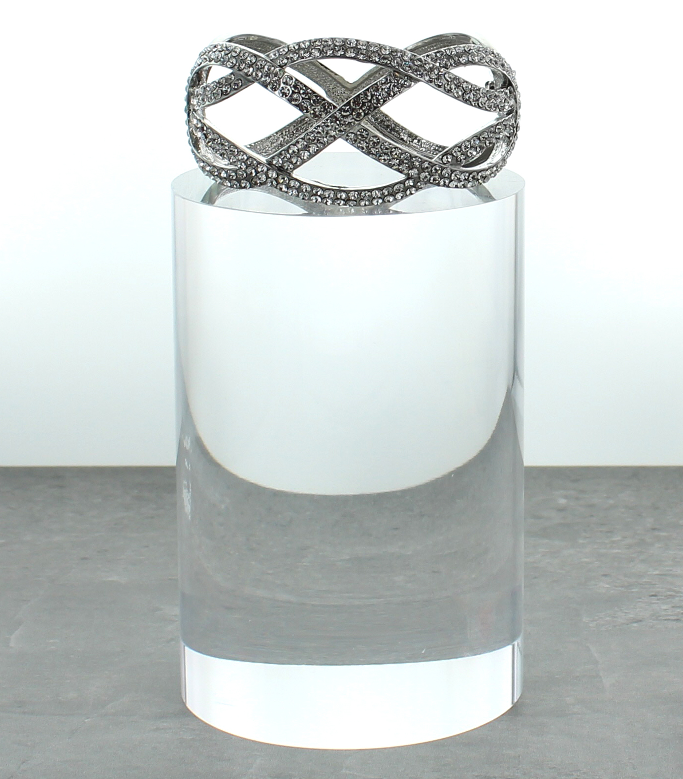 Solid Acrylic Column - 4.5"H x 2"D - Plastic Display | shopPOPdisplays
